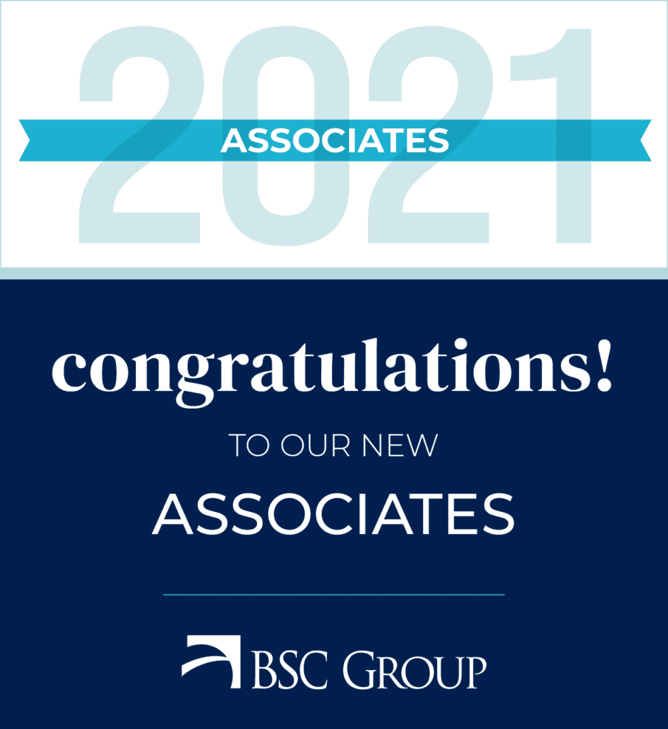 BSC Celebrates Our New Associates! - BSC Group